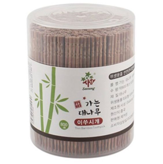 South Korea Sa Sung carbonized bamboo toothpicks/toothpicks (pack of 8 ...